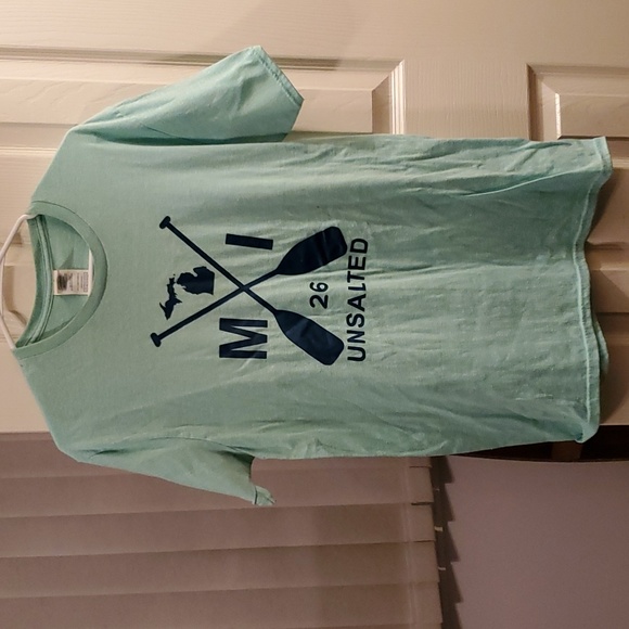 Tops | Michigan Unsalted Lake Life Graphic Tee Xl | Poshmark